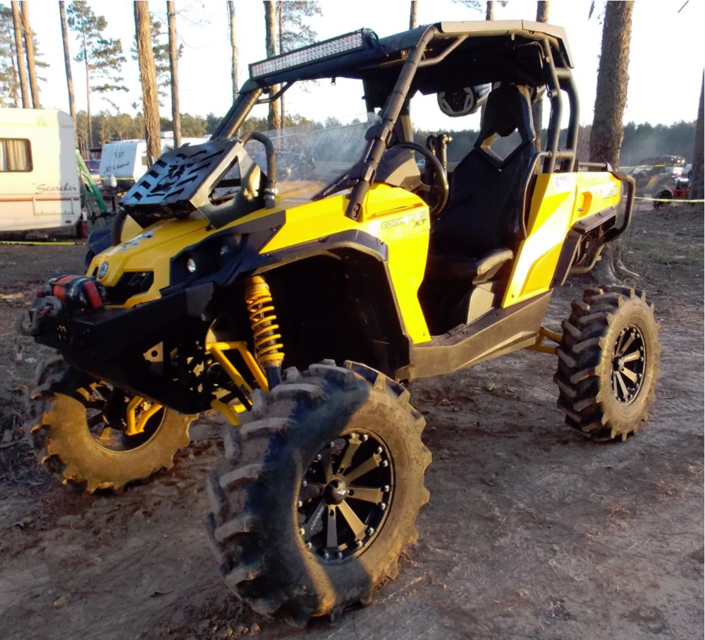 2011 Can-Am Commander 1000 Wheel Offset Outside Fender Suspension Lift ...