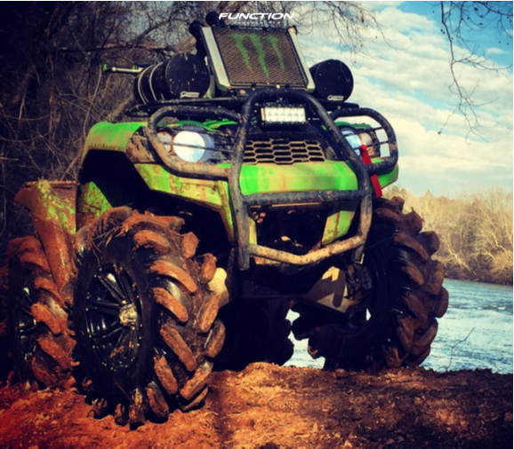 2008 Kawasaki Brute Force 750 Wheel Offset Outside Flares Lift Springs ...